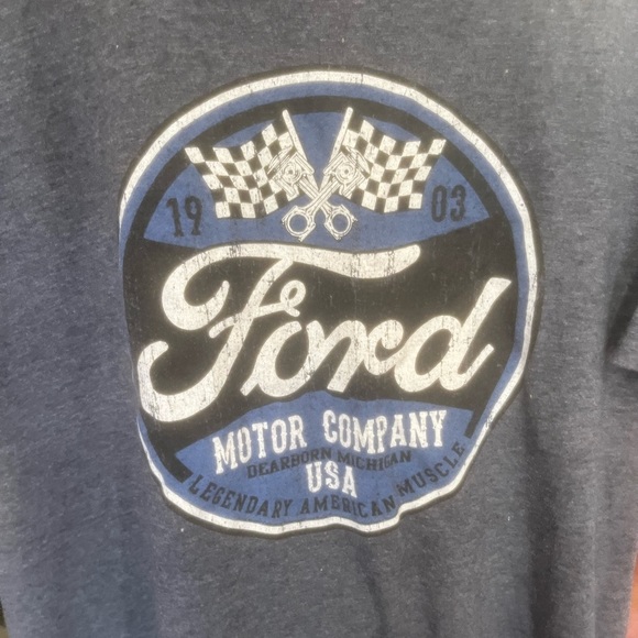 Gildan | Shirts | Ford Mens Blue Graphic Tshirt Size Xl | Poshmark